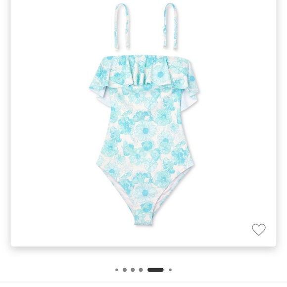 Shade & Shore | Swim | Brand New Shade And Shore Floral Print Ruffle ...
